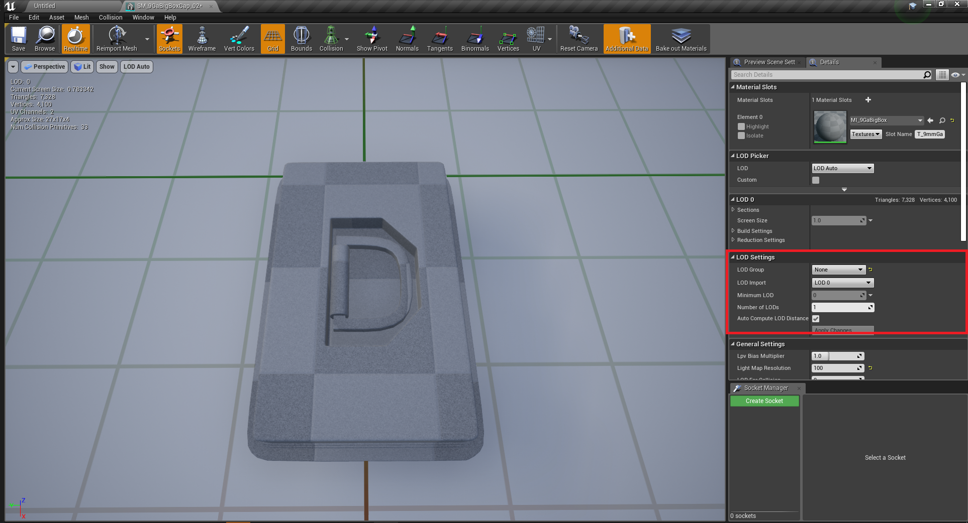Easy LODs for Static Meshes in Unreal Engine 4 - Couch Learn