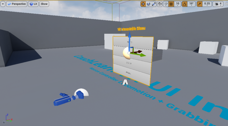 How To Make Vr Interactable Ui Widgets In Unreal Engine 4 Couch Learn
