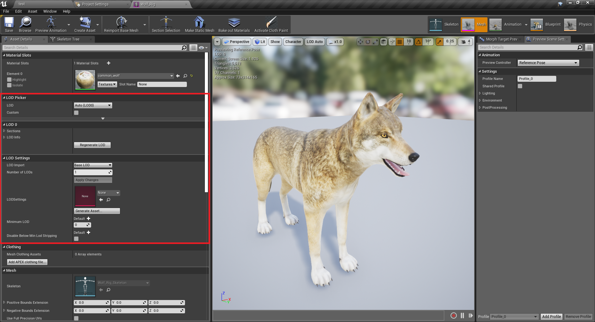Easy LODs for Skeletal Meshes in Unreal Engine 4 - Couch Learn